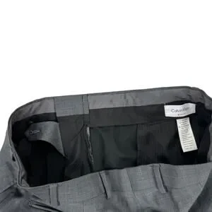 Calvin Klein | Pants | Calvin Klein Mens X Slim Fit Sharkskin 0 Wool ...